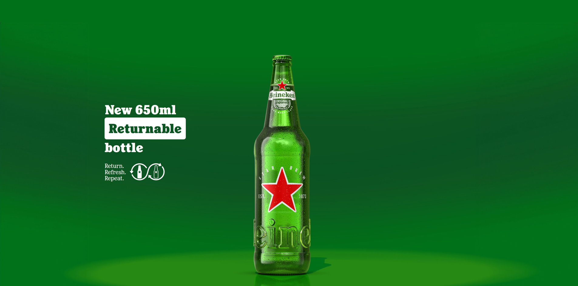 Heineken Hulk 650Ml Front With Text And Extra Height